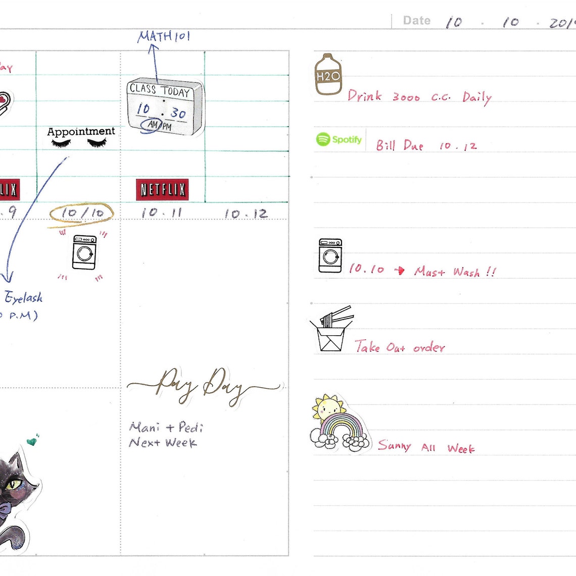 50 Washing Machine Planner Stickers | Laundry Reminder Sticker | Life ...