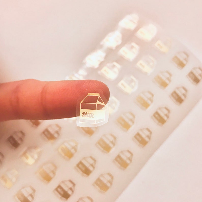 50 Milk Food Stickers Milk is Life Stickers Cute Stickers - Etsy