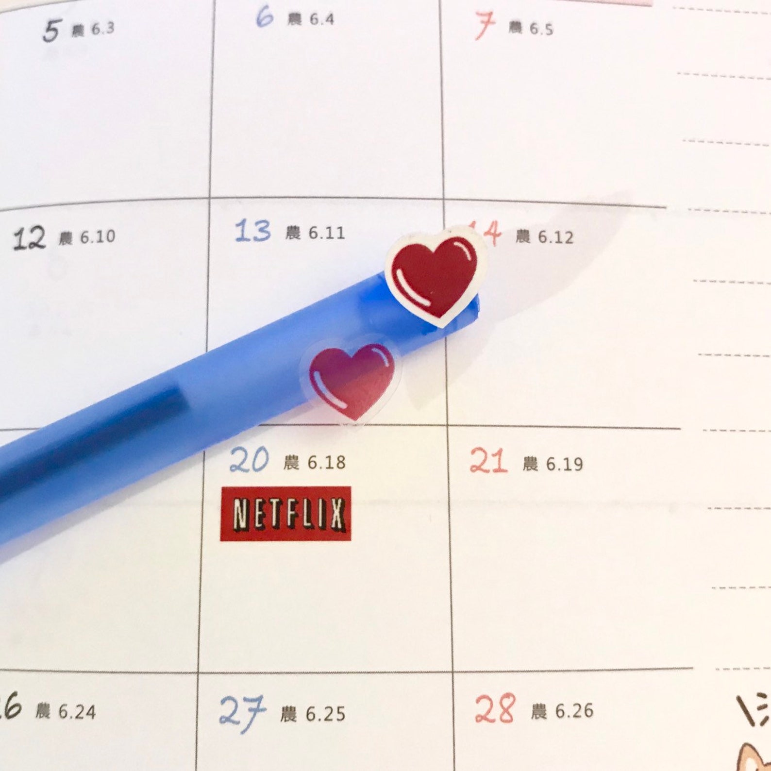 50 Tiny Heart Stickers | Cute Heart Planner Stickers| Mini Red Heart ...