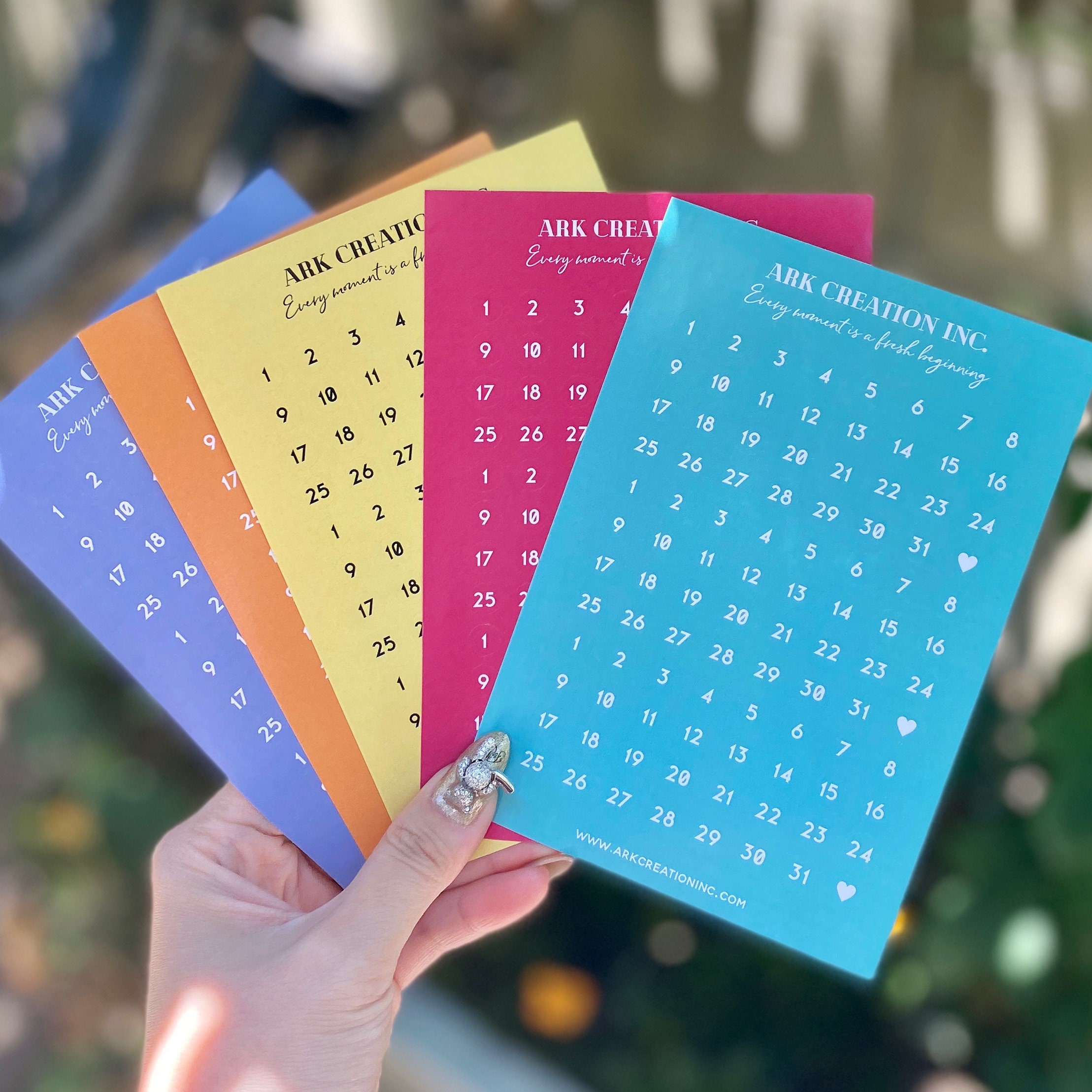 Small Number Stickers Planner Date Label Tiny Date - Etsy Canada