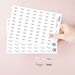 50 Washing Machine Planner Stickers Laundry Reminder Sticker Life ...