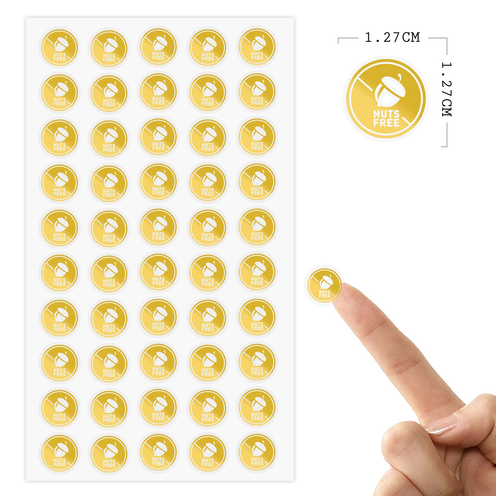 50 Wedding Meal Stickers Meal Choice Stickers for Place Card Set of 50 ...