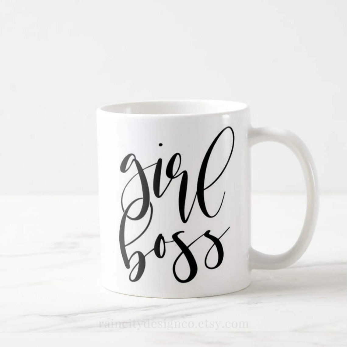 Girl Boss Mug Boss Lady Lady Boss Mug With Quote Boss Mug - Etsy