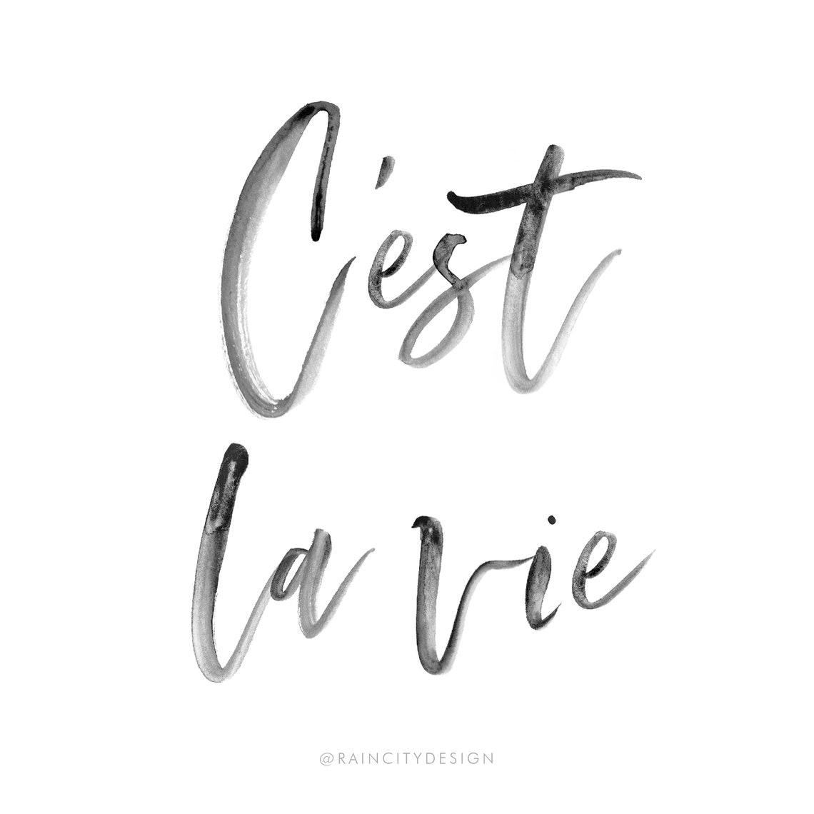Cest La Vie Cest La Vie Print Thats Life Paris Decor Paris - Etsy