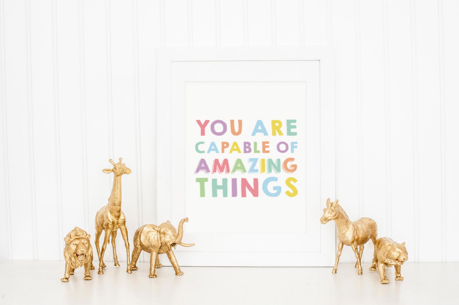 You Are Capable Of Amazing Things Quote Inspirational Quote | Etsy