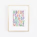 Alphabet Print ABC Print Abc's Wall Art Alphabet - Etsy