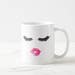 Lips and Lashes Mug, Eyelashes Mug, Lashes Mug, Cute Mugs, Makeup Mug ...