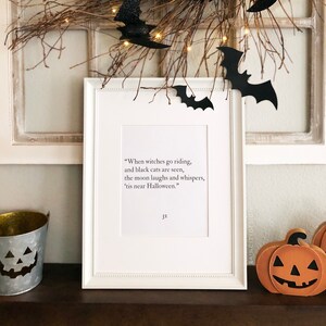 When Witches Go Riding Quote, Black Cats Are Seen, Moon Laughs and ...