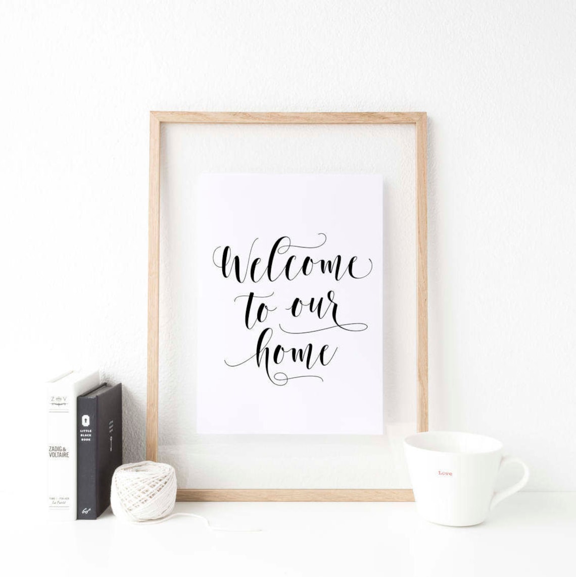 Welcome To Our Home Print Home Sweet Home Print Welcome | Etsy