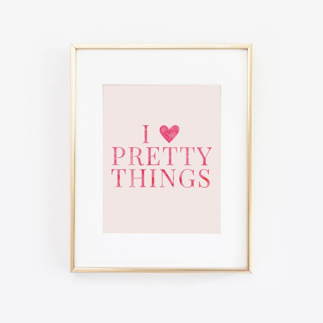 I Love Pretty Things, Desk Accessories, Inspirational Quote, Office ...