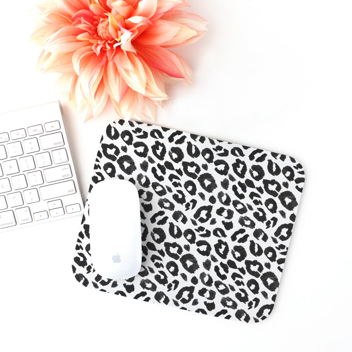 Leopard Print Mouse Pad Animal Print Leopard Print Desk | Etsy