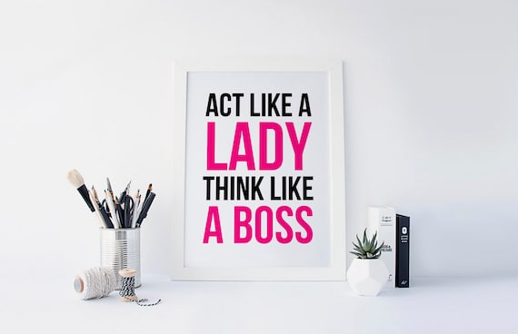 Act Like A Lady Think Like A Boss Background