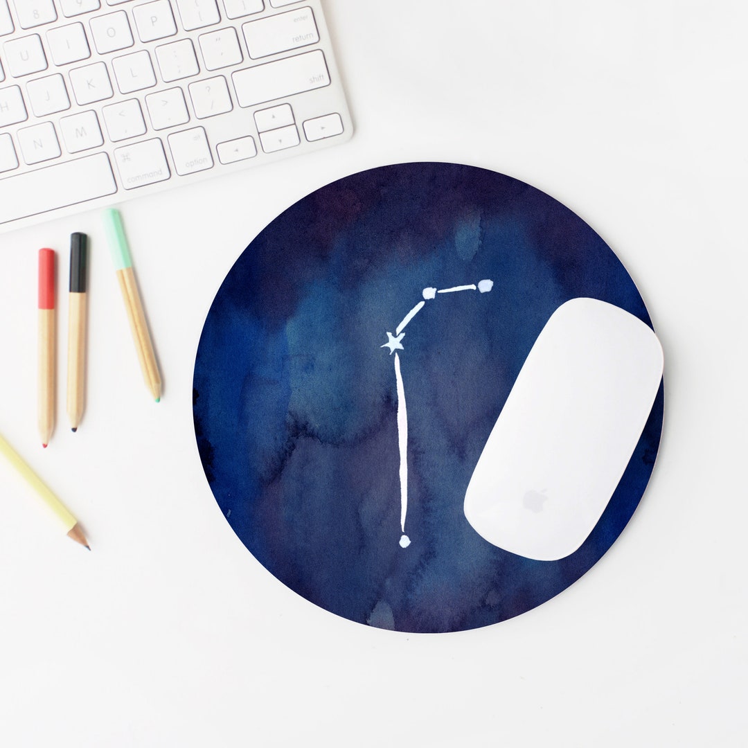 Aries Mouse Pad, Constellations Print, Astrology Decor, Cute Mouse Pad ...