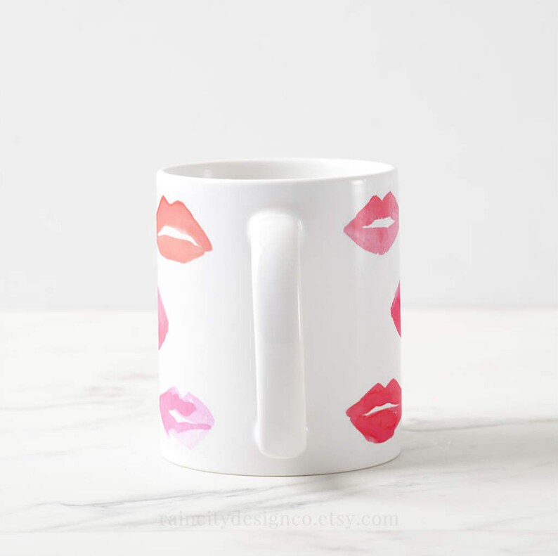 Lips Mug, Lips Coffee Mug, Eyelash Mug, Makeup Brush Cup, Lipstick Mug ...