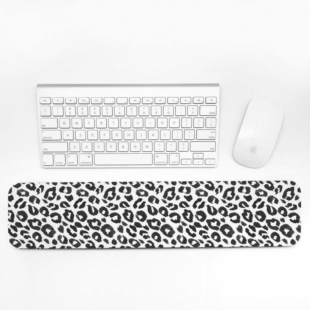 Leopard Print Keyboard Rest, Animal Print Keyboard Wrist Pad Rest ...