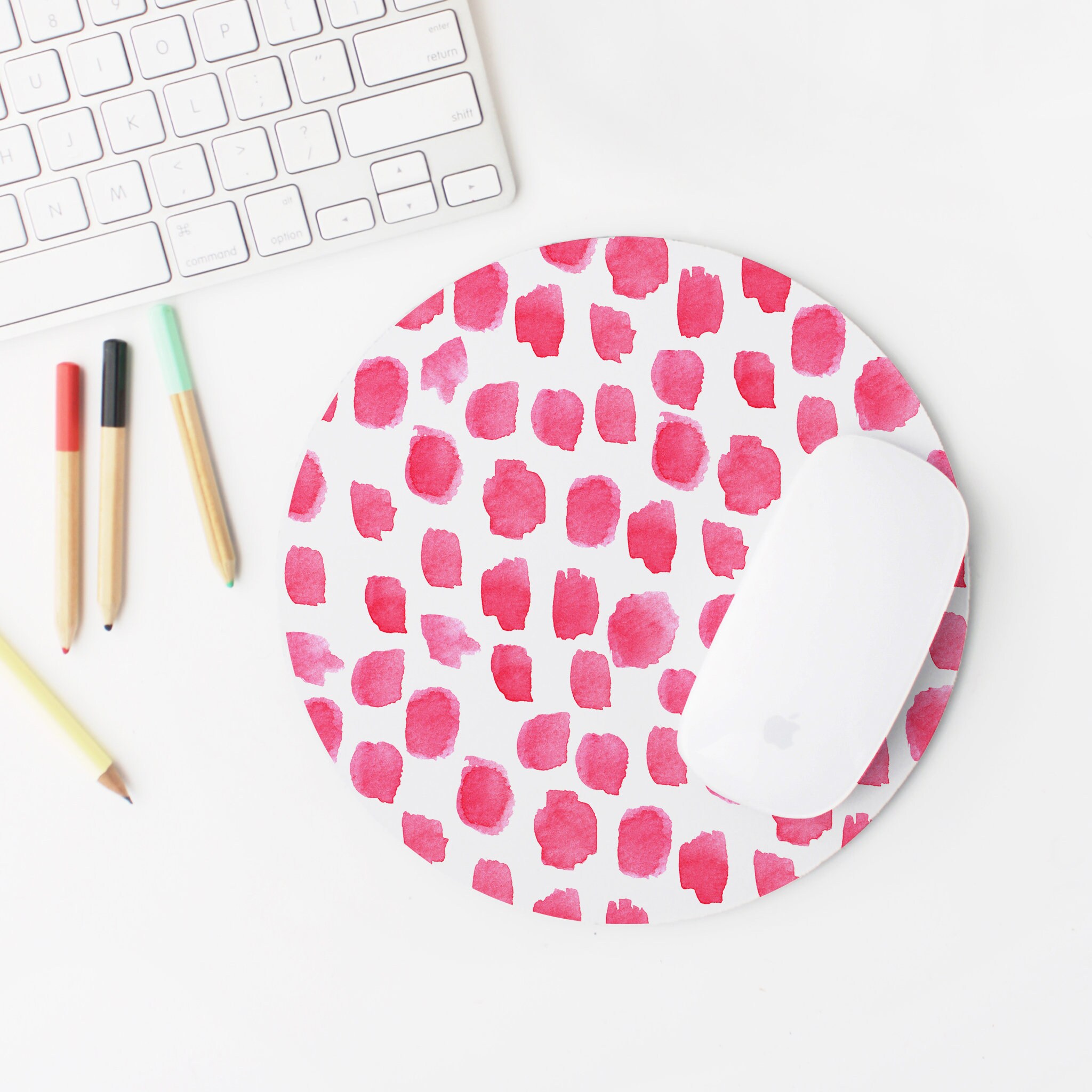 Polka Dot Mouse Pad Polka Dot Print Dot Pattern Gift for | Etsy