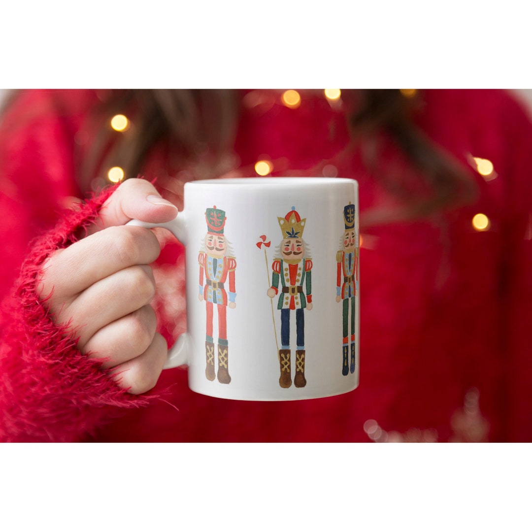 Nutcracker Mug, Christmas Mug, Nutcracker Ballet Mug, Holiday Mug, Gift, Christmas Gift, Cute ...