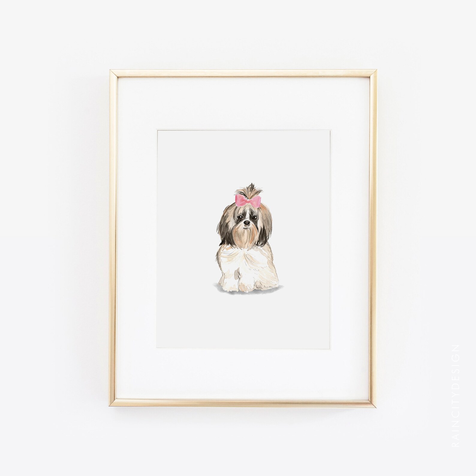 Dog Portrait, Personalized Dog Portrait, Dog Illustration, Dog Print ...