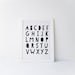 Alphabet Print, ABC Print, Abc's Wall Art, Children Art, Nursery Art ...