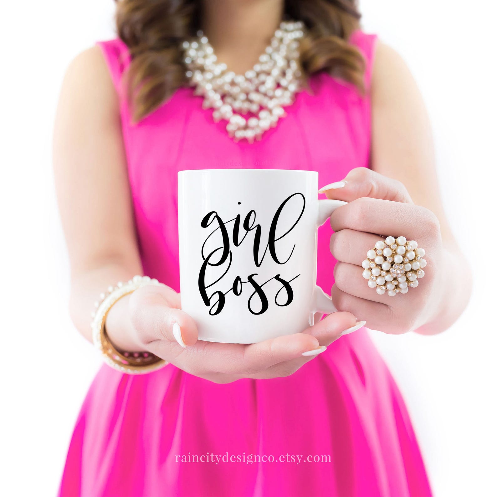 Girl Boss Mug Boss Lady Lady Boss Mug With Quote Boss Mug | Etsy