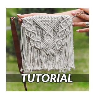 Macrame for BEGINNERS Macrame Bag Tutorial Macrame Bag Pattern How to ...