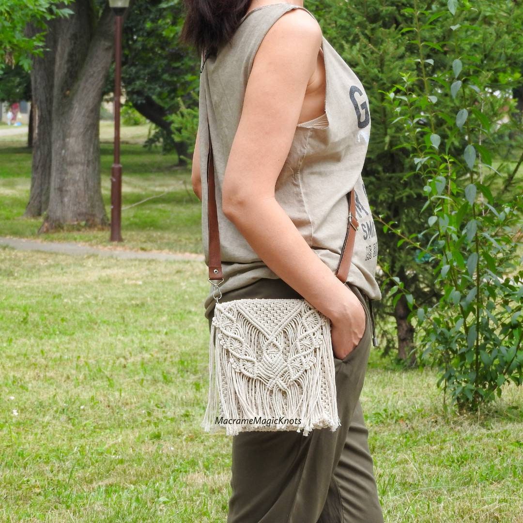 Macrame for BEGINNERS Macrame Bag Tutorial Macrame Bag | Etsy Australia