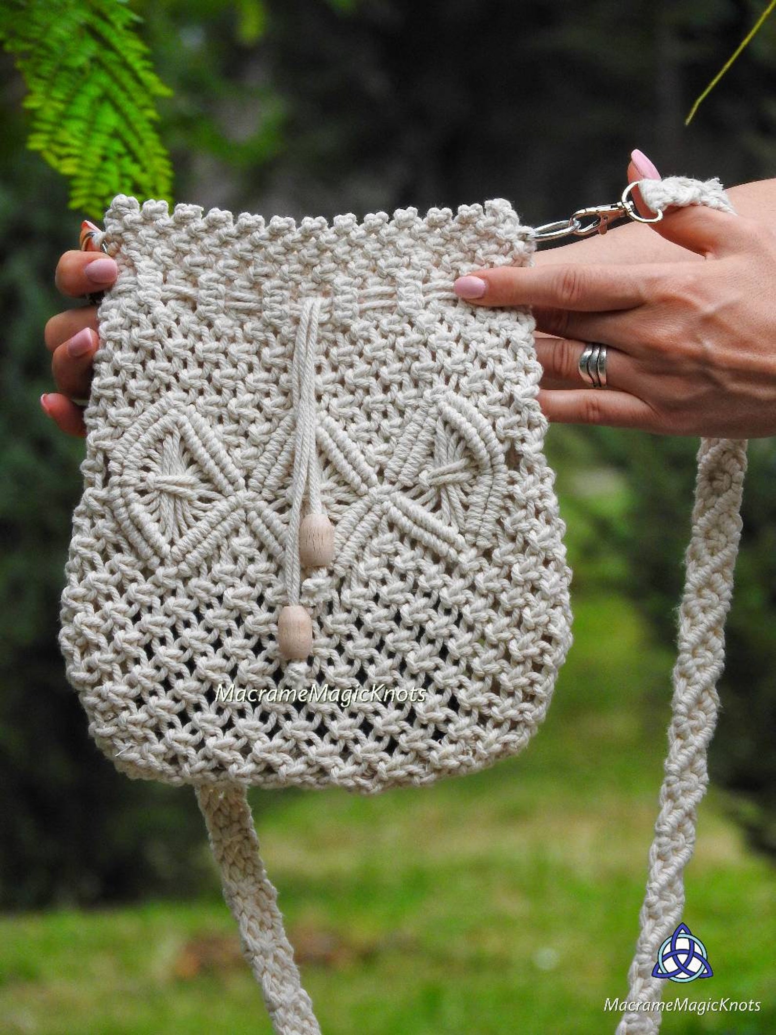 Macrame Bag Tutorial Macrame Bag Pattern Macrame Bag for - Etsy Canada