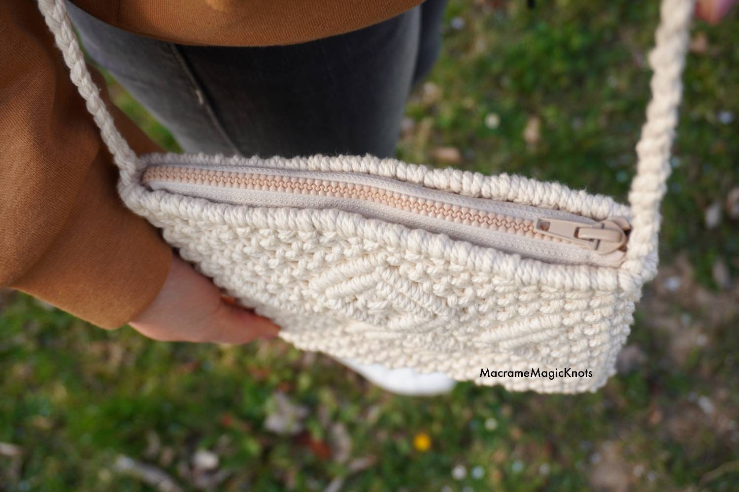 Macrame Bag Tutorial Macrame Bag Pattern Macrame Bag for | Etsy