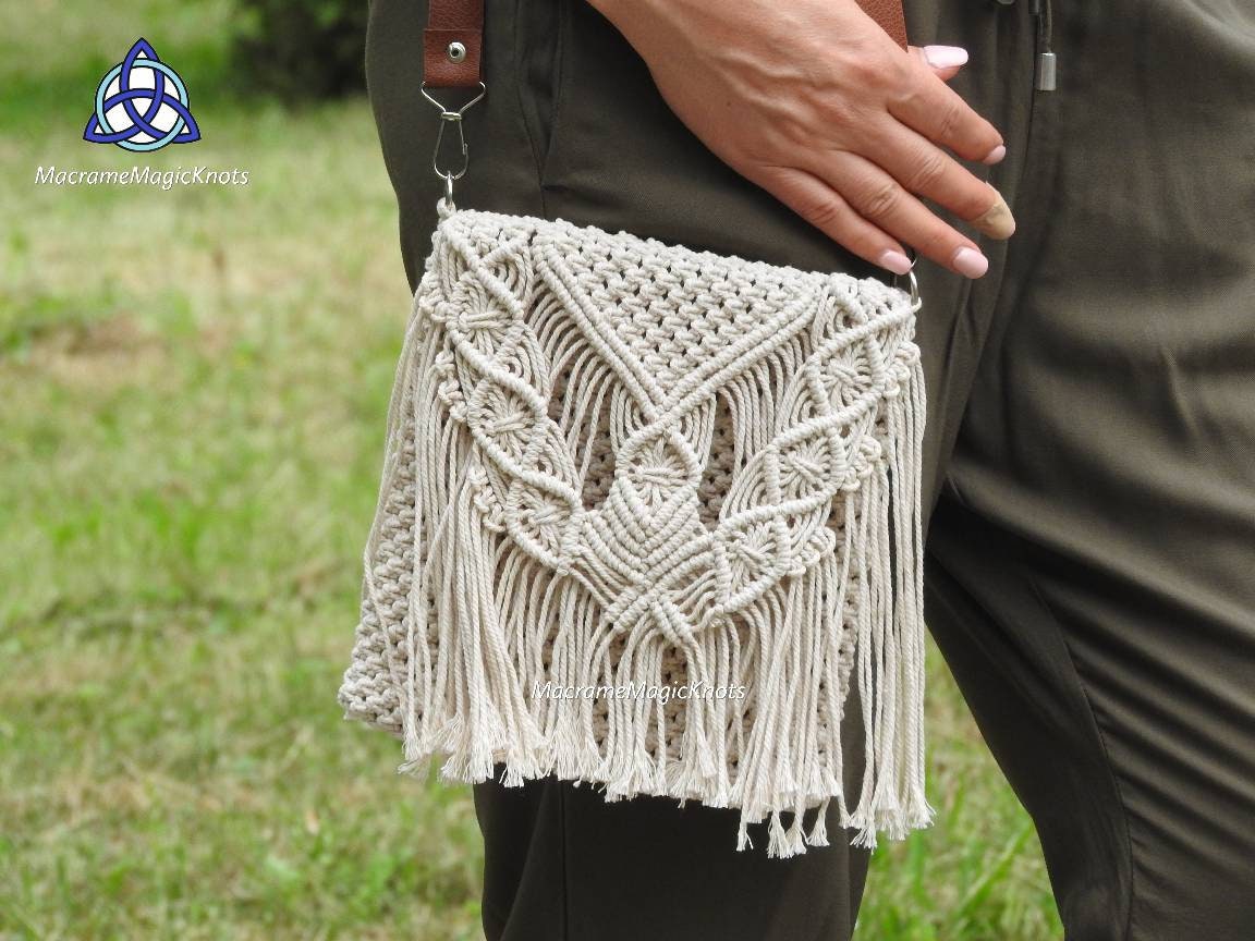 Macrame for BEGINNERS Macrame Bag Tutorial Macrame Bag | Etsy Australia