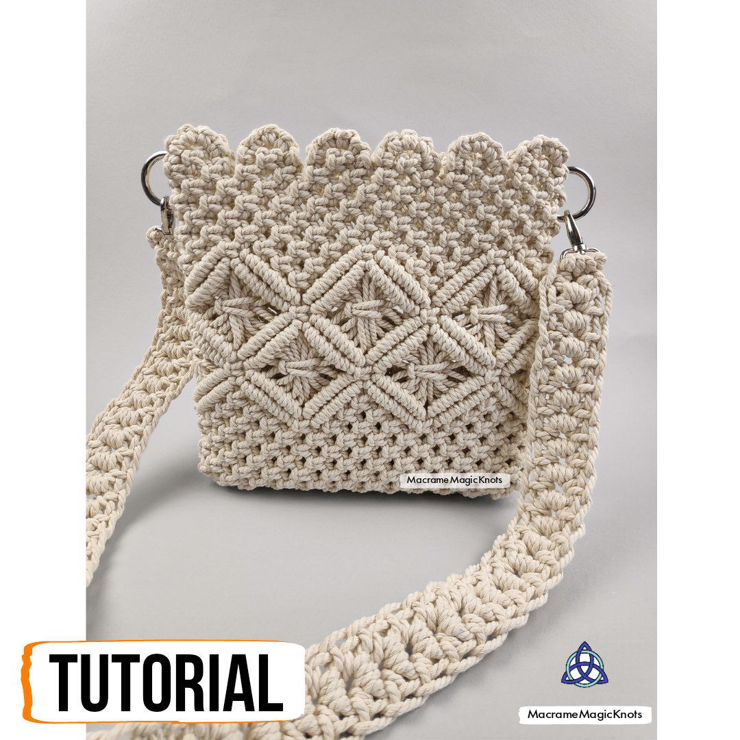 NEW Macrame Bag Tutorial Macrame Bag Pattern Macrame Bag | Etsy