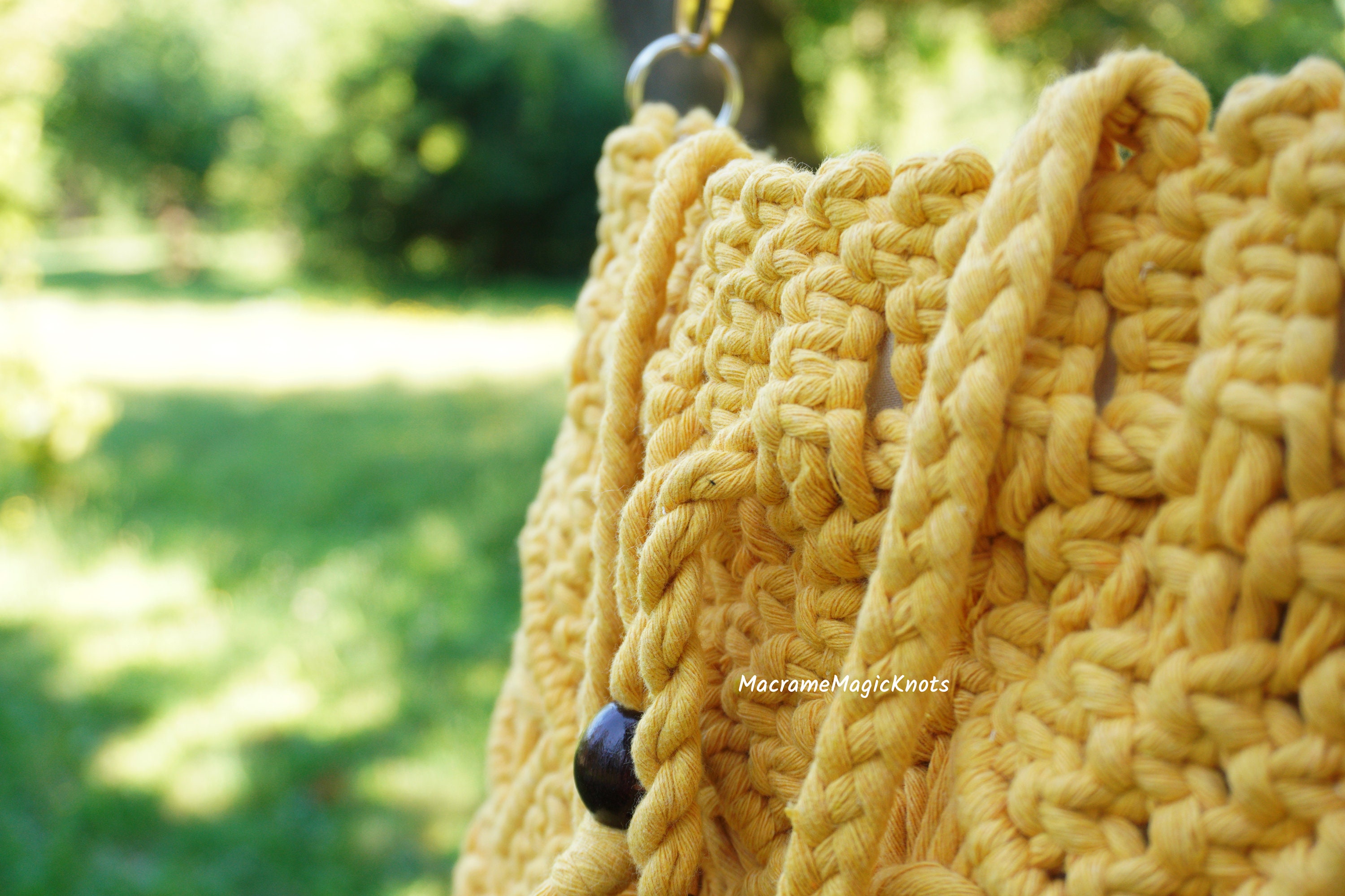 Macrame Bag Tutorial Macrame Bag Pattern Macrame Bag For Etsy