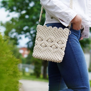 NEW Macrame Bag Tutorial Macrame Bag Pattern Macrame Bag for Beginners Macrame Pattern - Etsy