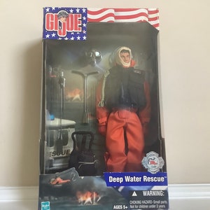 Vtg New! G I Joe Action Figure Deep Water Rescue With Equipment List ...