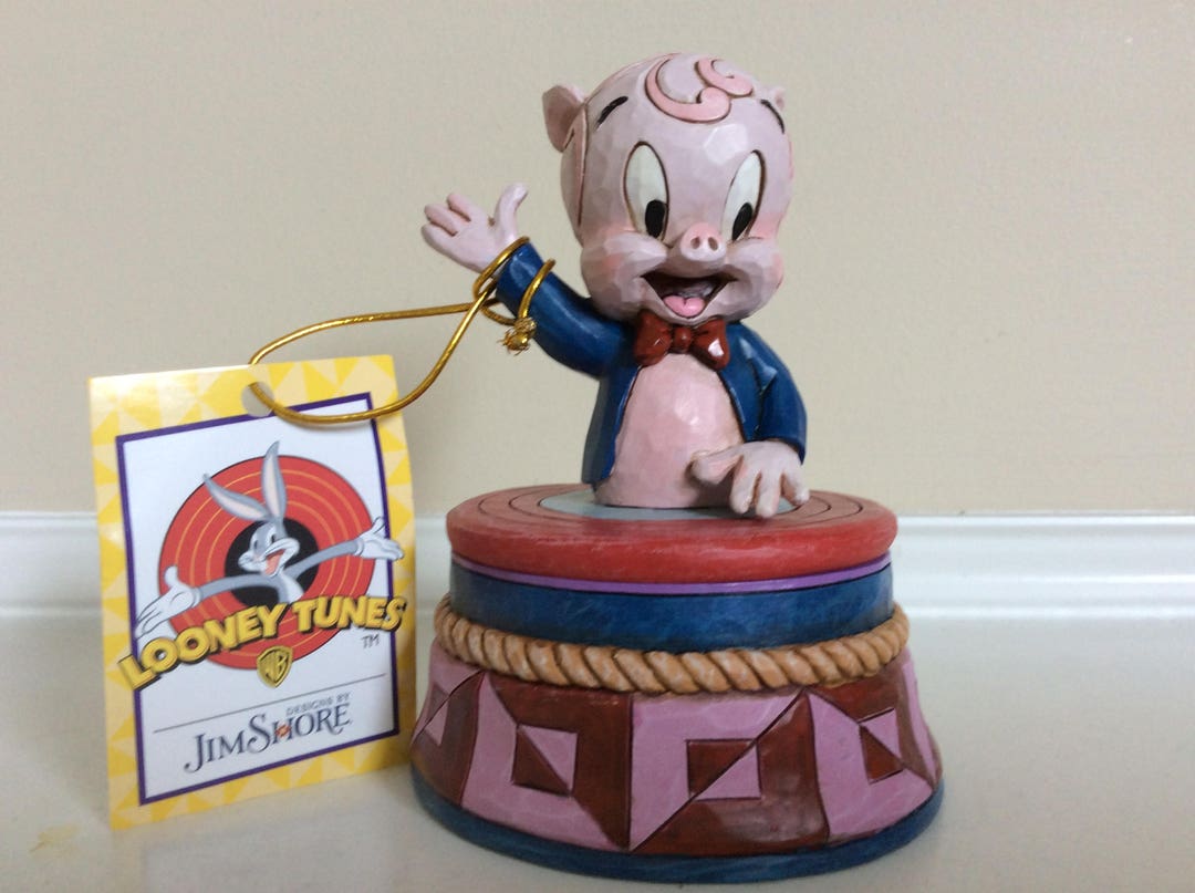 Loony Tunes Porky Pig's Treasure Box, Enesco. - Etsy