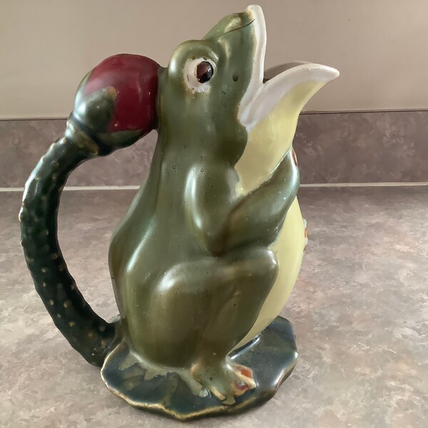 Frog Pitcher - Etsy