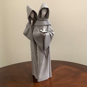 Lladro Gres Matte “monks at Prayer” Retired 14.5” Tall, E-24 #5155. - Etsy