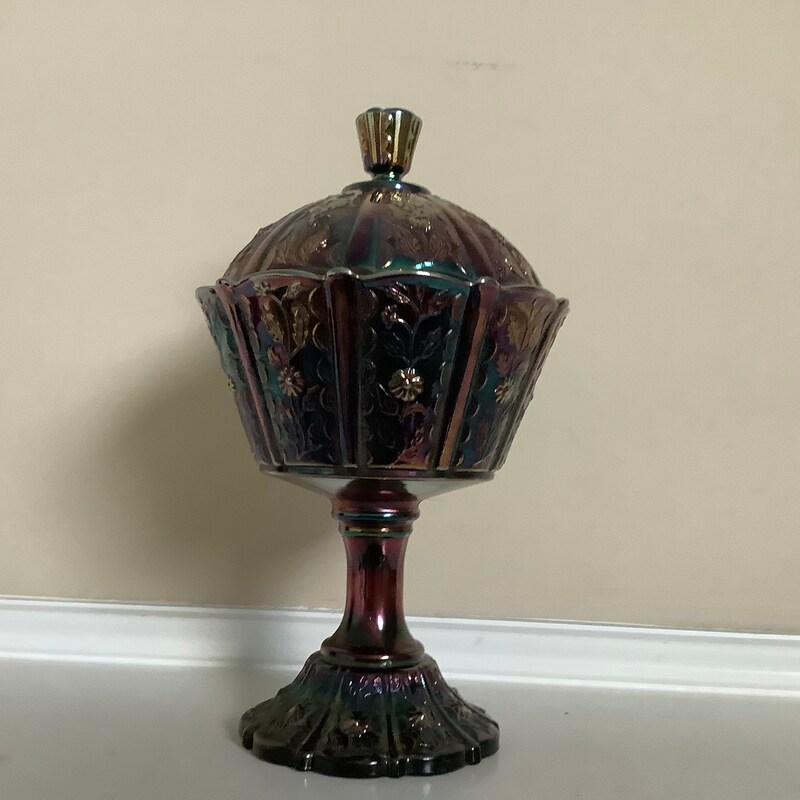 Fenton Glass Box With Lid - Etsy