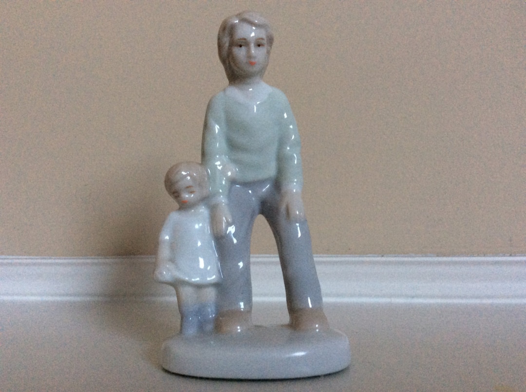 A Father and Son Figurine, K's Collection. - Etsy