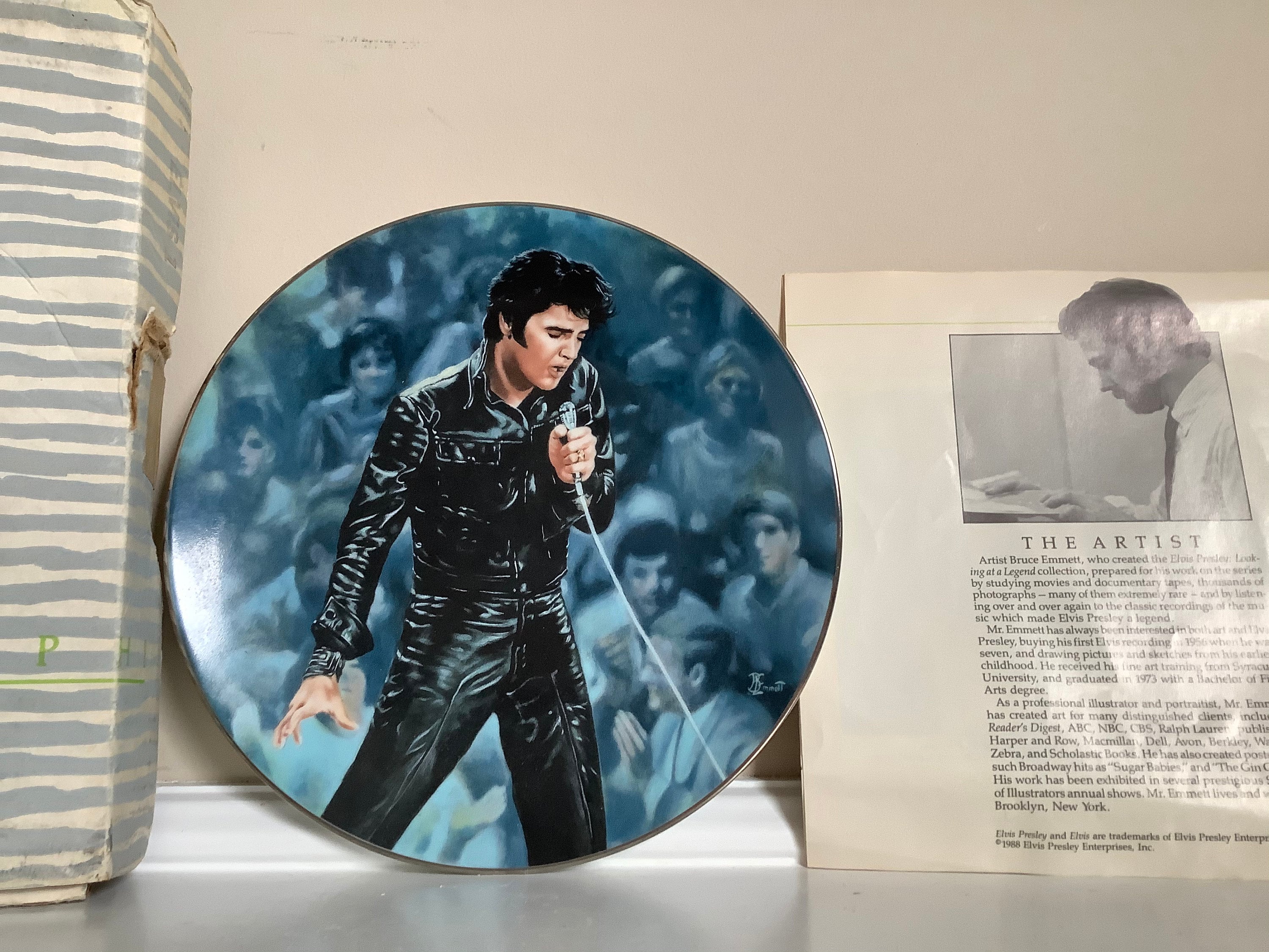 Elvis Presley Delphi Plate: Looking at a Legend Collection - Etsy