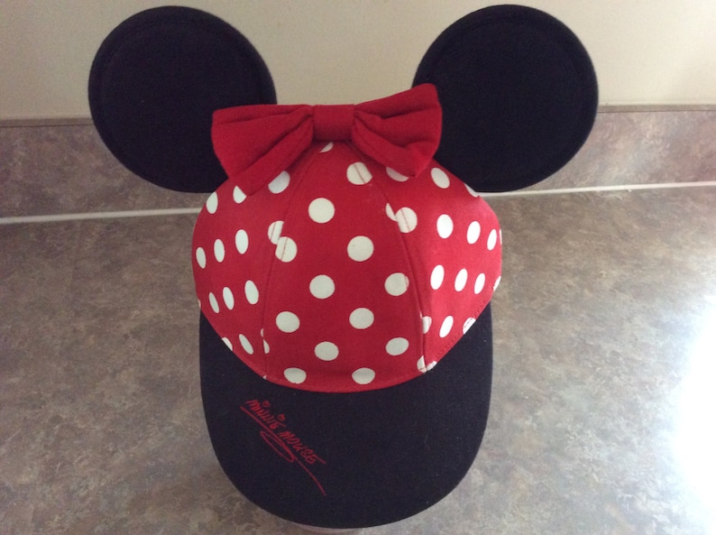 Magnificent Minnie Mouse Cap for Toddlers Walt Disney World. - Etsy