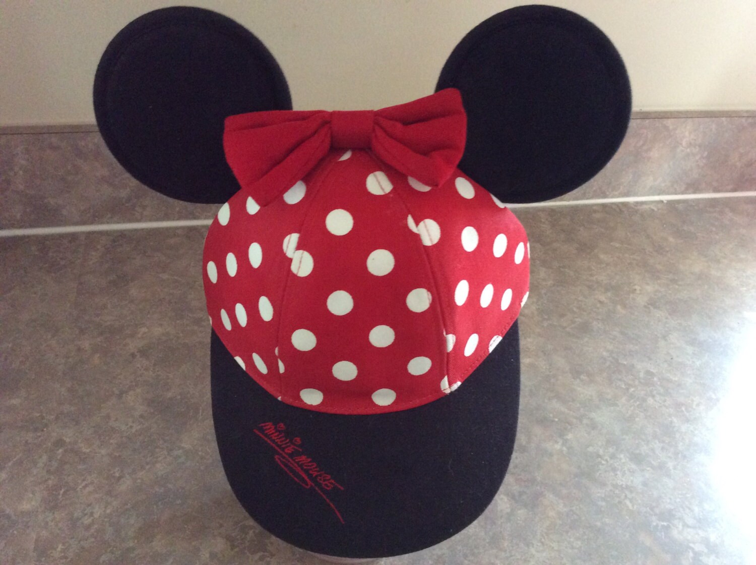 Magnificent Minnie Mouse Cap for Toddlers Walt Disney World. - Etsy
