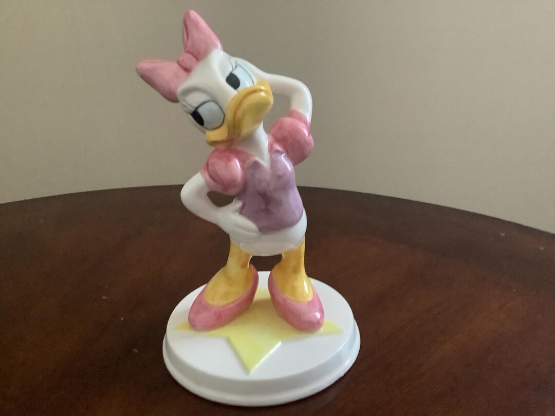 Daisy Duck Figurine, the Walt Disney Co. Schmid. - Etsy