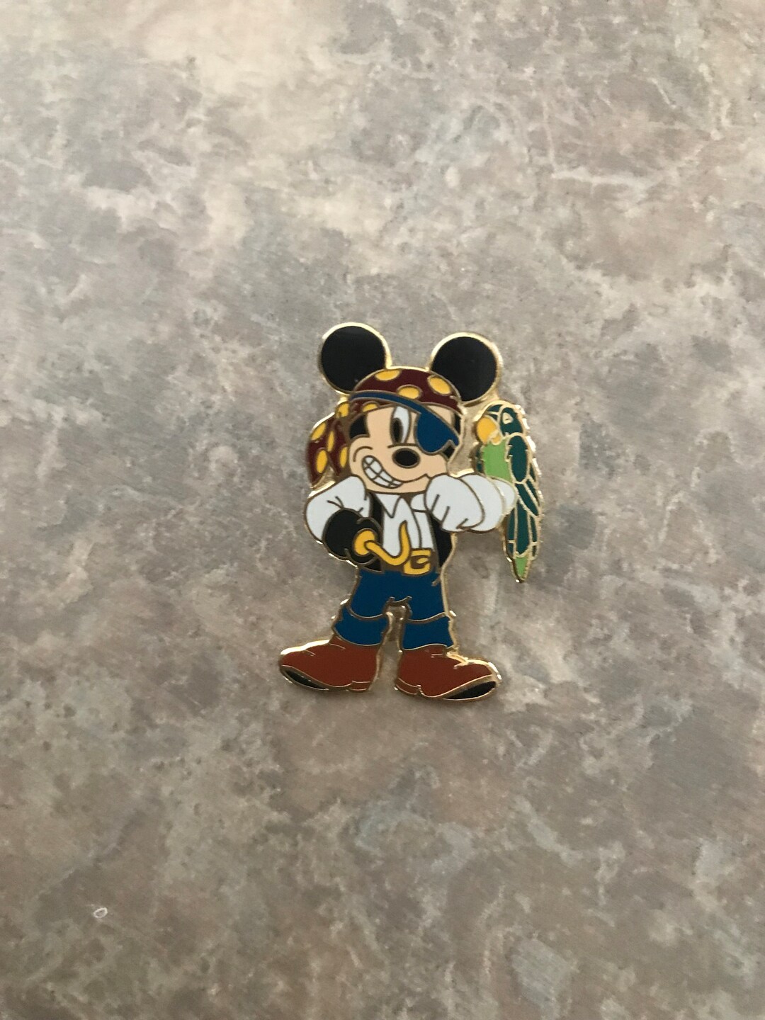 Mickey Mouse Pirate Stick Pin Figurine - Etsy