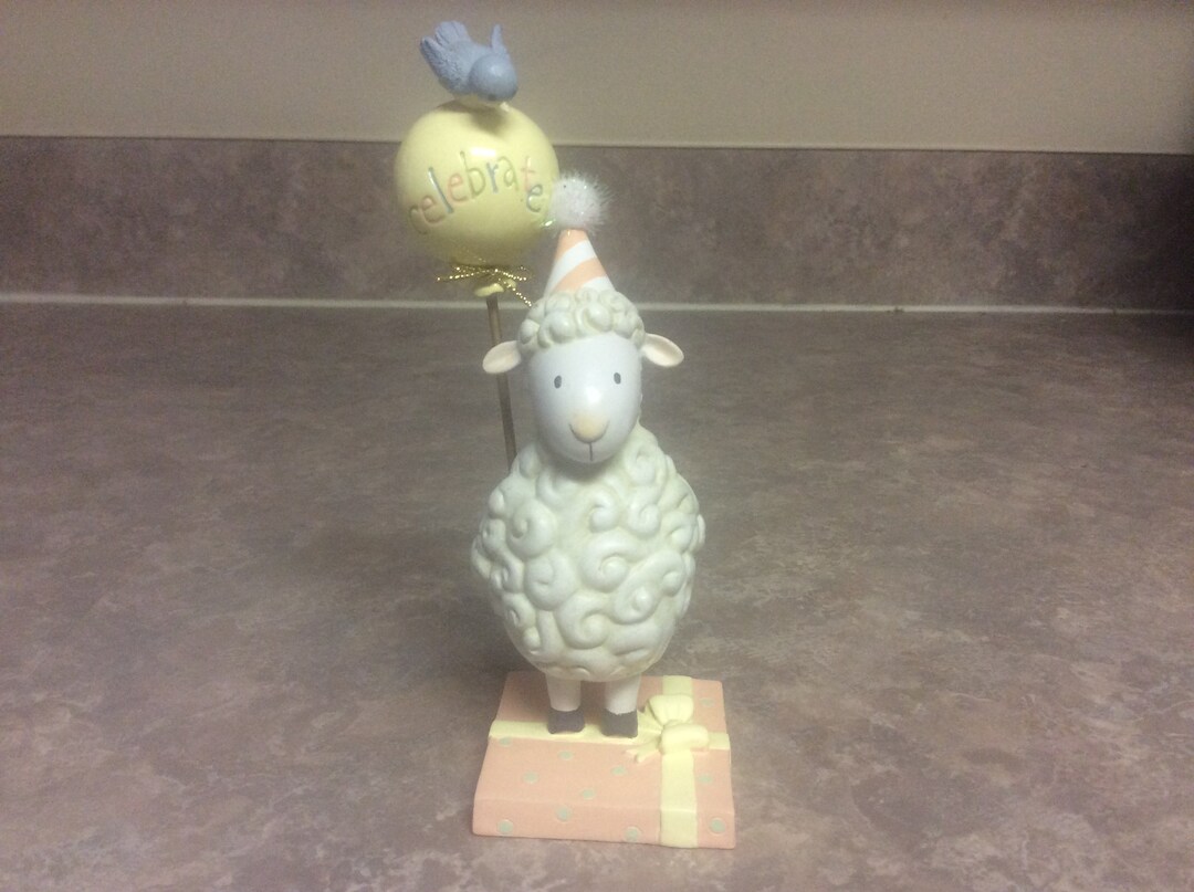 Dayspring Collectible Figurine “celebrate” Really Woolly Psalm 64:10 ...