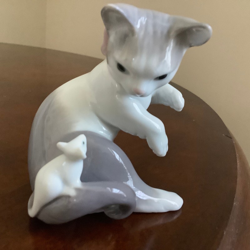 Lladro Cat - Etsy