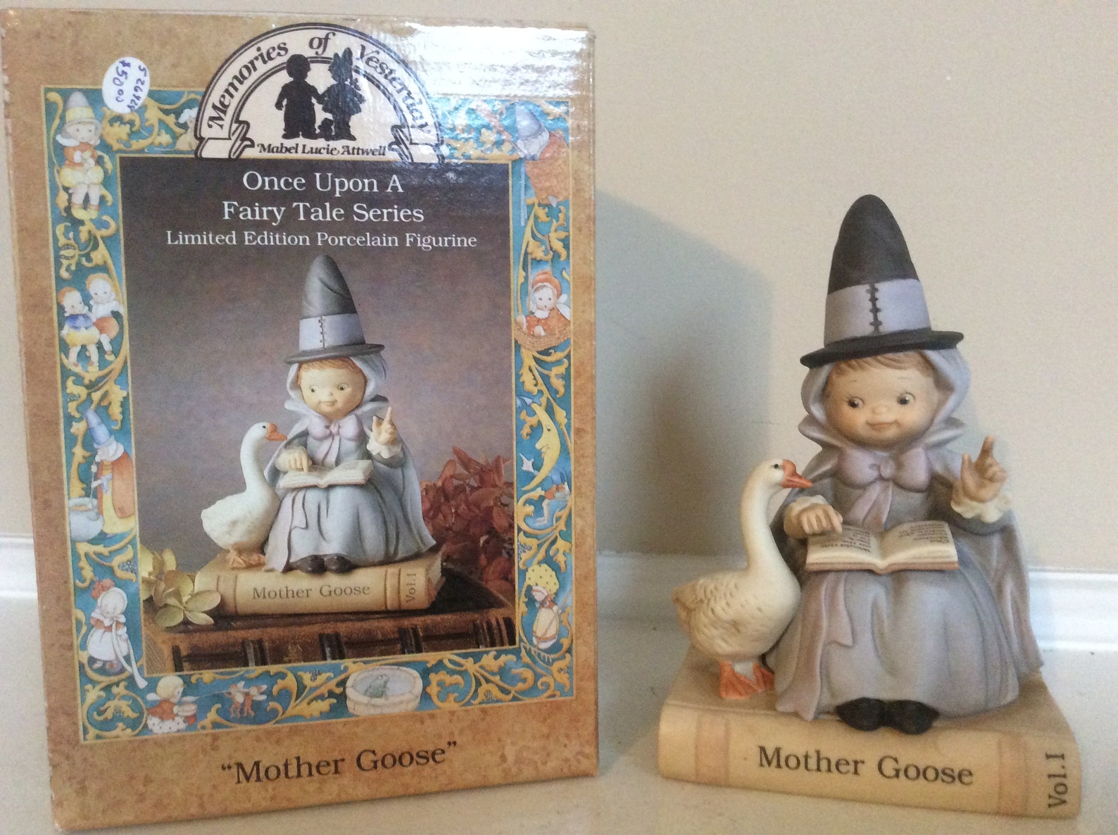 Vtg New Memories of Yesterday mother Goose Figurine: Once | Etsy