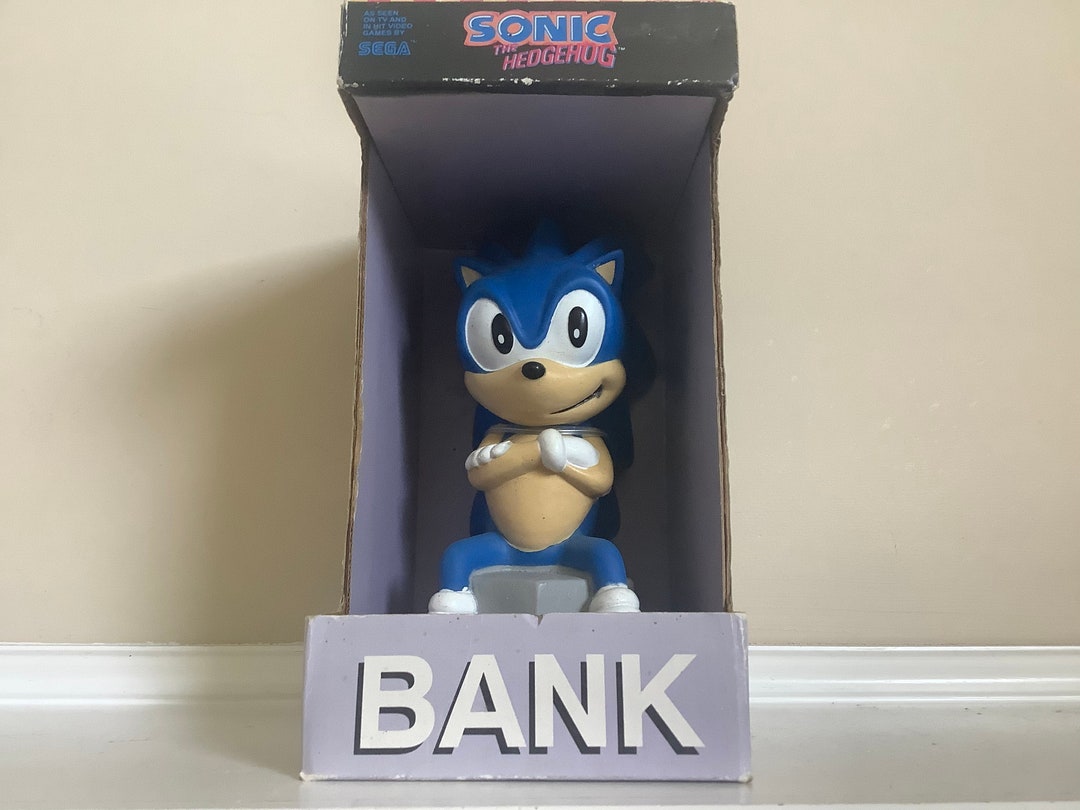 VTG New Sonic the Hedge Hog Coin Bank: as Seen on TV and Video Games ...