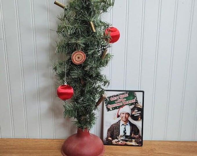 Redneck Hillbilly Plunger Christmas Tree ~ White Elephant Gift - Etsy