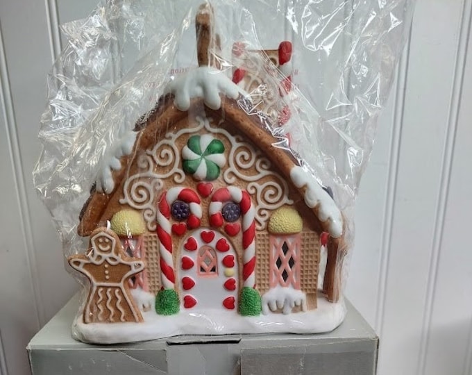 P7304 Partylite Gingerbread Tealight Candle House - Etsy