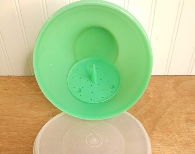 Tupperware Vintage Crisp It Lettuce Keeper Bowl ~ Vintage Tupperware - Etsy